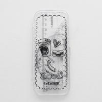 China high quality math stationery clear scale custom logo ruler set for sale