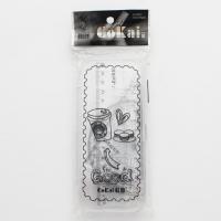 China high quality math stationery clear scale custom logo ruler set for sale