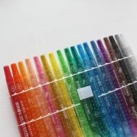 China factory price cute cartoon printing 18 colors twistable crayon pen for sale