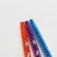 China factory price cute cartoon printing 18 colors twistable crayon pen for sale