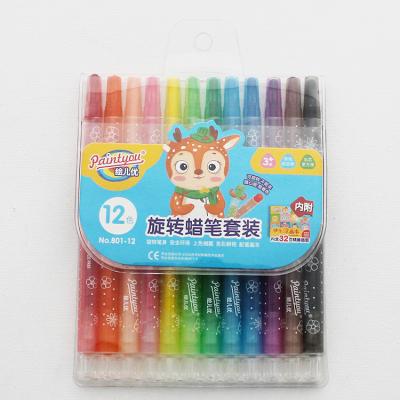China high quality factory wholesale 12 colors crayon set for sale