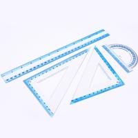 China fast moving wholesale 4pcs 30cm geometric ruler set for sale