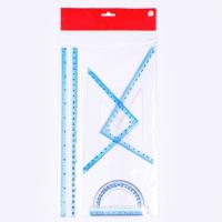 China fast moving wholesale 4pcs 30cm geometric ruler set for sale