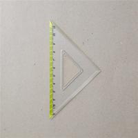 China wholesale two color print plastic 15cm ruler set for sale