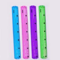 China hot selling 30cm clear pvc flexible ruler for sale