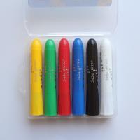 China 6 Colors Art Colorful Crayons Non Toxic Water Soluble Graffiti Pen Draw Crayon Set For Kids for sale