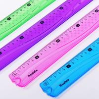 China hot selling 30cm clear pvc flexible ruler for sale