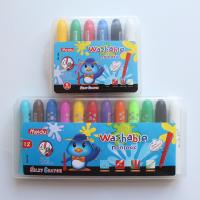 China 6 Colors Art Colorful Crayons Non Toxic Water Soluble Graffiti Pen Draw Crayon Set For Kids for sale