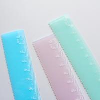 China New Design Portable Wholesale High Quality School Office Custom Plastic Ruler for sale