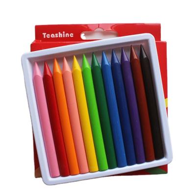 China high quality hot sale non toxic colored erasable crayon set for sale