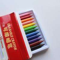 China high quality hot sale non toxic colored erasable crayon set for sale