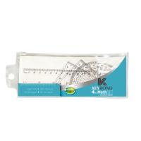 China Wholesale High Quality 4PCS  Stationery Geometry Math Tool  Plastic Muti Size Ruler Set for sale