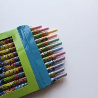 China high quality wholesale unique design printing colourful scented crayons for sale