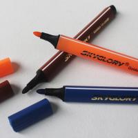 China high quality factory price school stationery 12 colors colourful watercolor pen set for sale