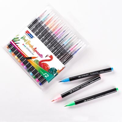 China high quality with cheap price 12 colors non toxic watercolor pen for sale