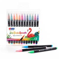 China high quality with cheap price 12 colors non toxic watercolor pen for sale