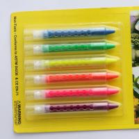 China hot sell wholesale safe face watercolor 6pcs neon color rainbow face paint for sale