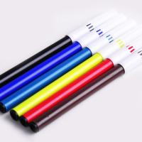 China kids drawing color set 6pcs wholesale watercolor fibre tip pen for sale