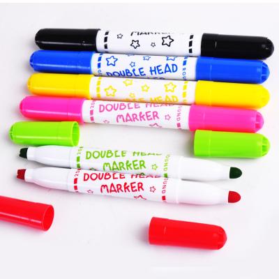 China 6pcs watercolor pen for kids two side art markers for sale