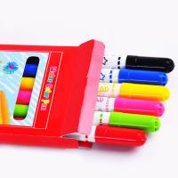 China 6pcs watercolor pen for kids two side art markers for sale