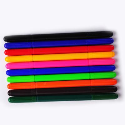 China kids colouring art set 10pcs fibre tip wholesale watercolor brush marker for sale