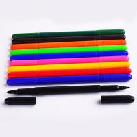 China kids colouring art set 10pcs fibre tip wholesale watercolor brush marker for sale