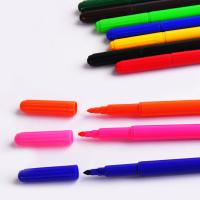 China kids colouring art set 10pcs fibre tip wholesale watercolor brush marker for sale