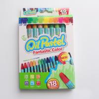 China factory price high quality non toxic 18 colors water-soluble soft color oil pastel set for sale