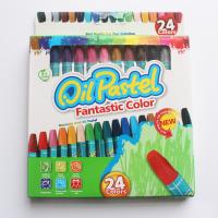 China wholesale high quality bright colors wax crayon oil pastel paint set for kids for sale