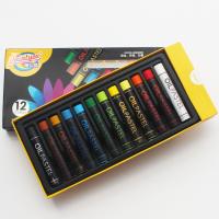 China High quality 12 colors artist soft oil pastels crayon for sale