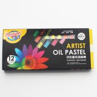 China High quality 12 colors artist soft oil pastels crayon for sale