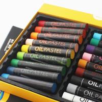 China Multicolor strong covering force round artist oil pastel for sale