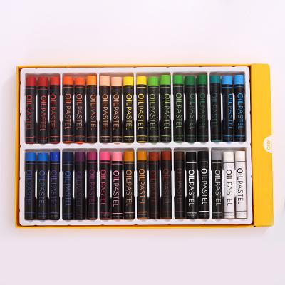 China factory price wholesale colourful round barrel oil pastel chalk set for sale