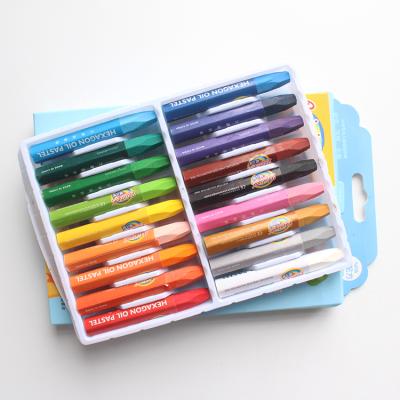 China 18 Colors Environmentally Friendly Stationery Learning Gallery Pastel Oil for sale