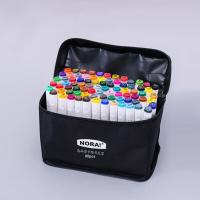 China Double Head Oily Rich Color Colour Marker Set Pens 80 Colors Watercolor Markers for sale