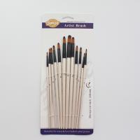 China Personalized High Quality Professional Artist Small Wood Free Style Set Painting Brushes for sale