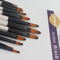 China Personalized High Quality Professional Artist Small Wood Free Style Set Painting Brushes for sale