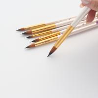 China Premium Professional Wholesale Wooden Handle Water Color Soft Paint Brush for sale
