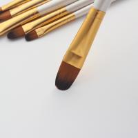 China Personalized Nylon Art Supplies Small Wooden High Quality Painting Artist Brush Set for sale