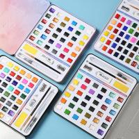 China 36 Colors Concentrate Professional Transparent Solid Watercolor Paint Suit for sale