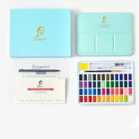 China 36 Color Paint Set Pen Solid Watercolor Paints Set For Drawing Pi Watercolor Paint Palette for sale