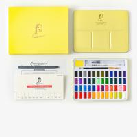 China 48 Colours Professional Brush Pen Artistic Solids Watercolor With Needle Pen Highlighter Pen for sale