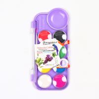 China 8 Color High Quality Wear Well Mini Milk Watercolor Paint Set for sale
