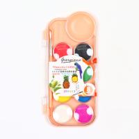 China 8 Color High Quality Wear Well Mini Milk Watercolor Paint Set for sale