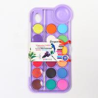 China 18 Colours Color Pigment Paint Travel Watercolor Set Suitable For Painting Creation And Design for sale