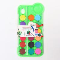 China 18 Colours Color Pigment Paint Travel Watercolor Set Suitable For Painting Creation And Design for sale