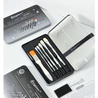 China Giorgionre Connected Tightly Detail Fine Art Paint Brushes Set for sale