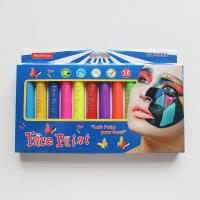 China 12 Colors Natural Party Common Makeup Pen Sticks Face Body Paint Stick for sale