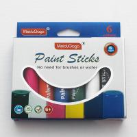 China 6 Colors Eco-Friendly Custom Multi-colors Drawing Washable Kids Crayon Set for sale