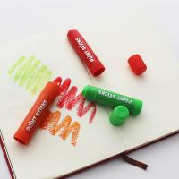 China 6 Colors Eco-Friendly Custom Multi-colors Drawing Washable Kids Crayon Set for sale